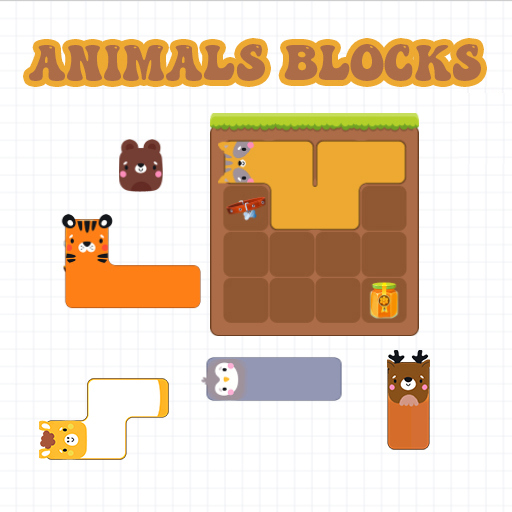 Animals Blocks - Free Online Puzzle Game | No Download, Play Anywhere